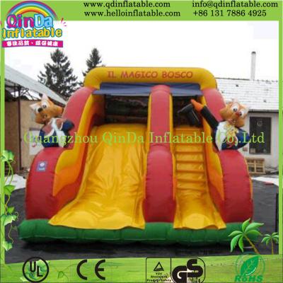 China High Quality Small Indoor/Outdoor Inflatable Slide, Cartoon Slide, Commercial Grade for sale