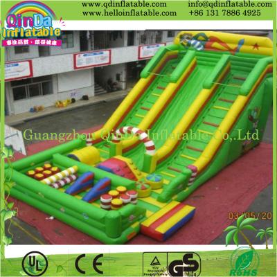 China Guangzhou QinDa inflatable combo, inflatable game, inflatable bouncer slide for sale