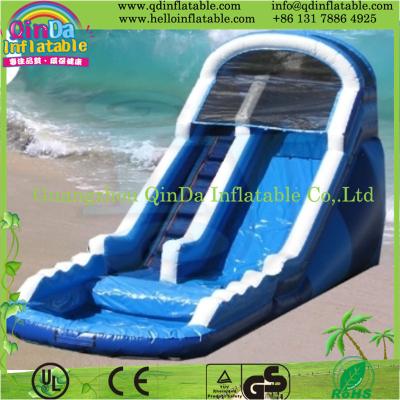 China QinDa combo games and inflatable bouncer/inflatable slide castle--Jumping slide for sale