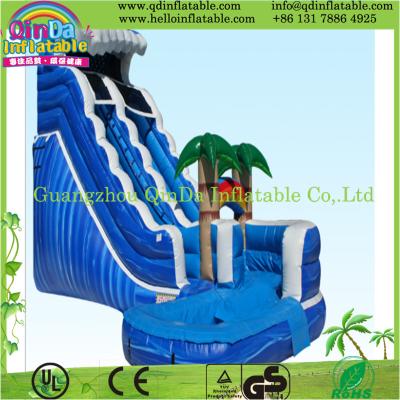 China Big water slides, commercial inflatable slide,giant inflatable water slides for adult for sale