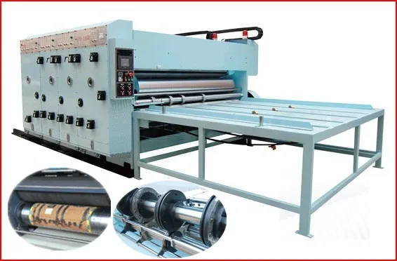 Full Automatic Lead-Edge Feeding Flexo Printer Slotter Die Cutter Stacker