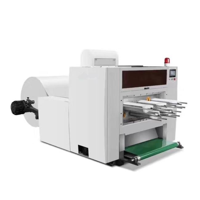 Automatic Printing Punching and Die Cutting Machine, for paper roll to make paper cup, multi-color printing