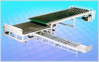 China Right-angle Conveyor Stacker, Sheet Collecting and Delivery Machine, Single / Double Layer for sale