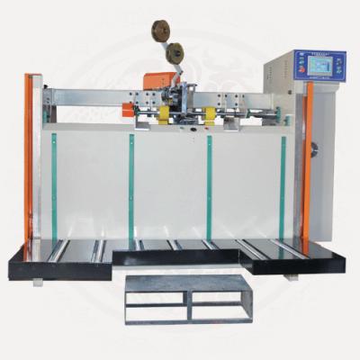 China máquina de costura da Semi-auto caixa da caixa, caixa da caixa que dobra-se + que costura à venda