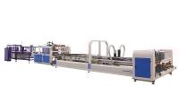China Automatic Flexo Printer Slotter Die-cutter Folder Gluer Strapper Inline Machine, with PP or PE Strapping for sale