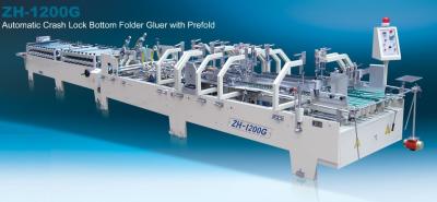 China Automatische Folder Kleber mit Prefold, Karton Folding + Kleben mit Prefold zu verkaufen