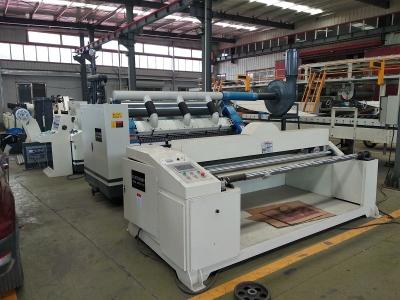Cina 2-Ply Single Facer Corrugation Line, Single Faced Corrugated Cardboard Making Machine in vendita