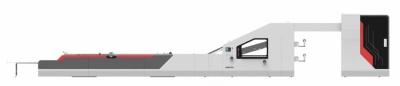 China Semi-auto Flute Laminator, Single Faced Corrugated Sheet + Surface Paper laminate to 3-layer for sale