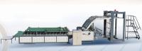 China Manual Flute Lamination Machine, Single Faced Corrugated Sheet + Surface Paper for sale