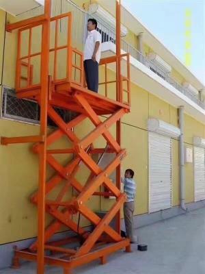China Single Mast Lift Platform, Single Mast Lift Table, Self-propelled Single Mast Lifts for sale
