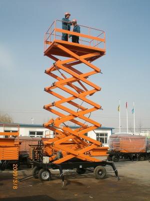 China Single Mast Lift Platform, Single Mast Lift Table, Self-propelled Single Mast Lifts for sale