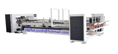 Full Automatic Stitcher for Corrugated Carton Box, auto feeding, folding, stitching, counting, output
