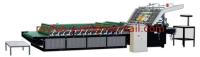 China Manual Flute Lamination Machine, Single Faced Corrugated Sheet + Surface Paper for sale
