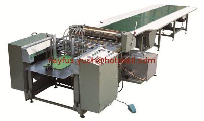 China Semi-auto Flute Laminator, Single Faced Corrugated Sheet + Surface Paper laminate to 3-layer for sale