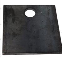 China Roll Off Dumpster Parts Roller Supporting Side Square Plates for sale