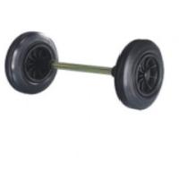 China OEM Trash Can Replacement 200mm Rubber Garbage Bin Wheel for sale