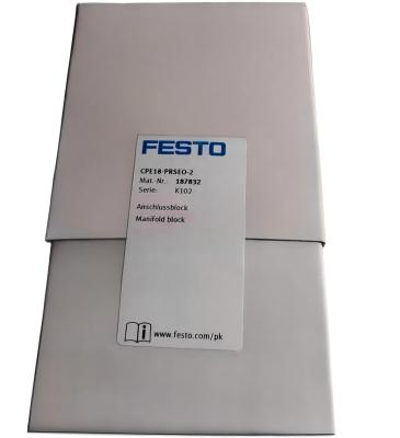 China New Manifold Block FESTO 187832 CPE18-PRSEO-2 Developed For The Cpe Pneumatic Valve Platform for sale