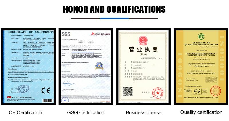CE Certification、GSG Certification、Business license、Quality certification - Yangzhou Aipuweier Automation Equipment Limited Company