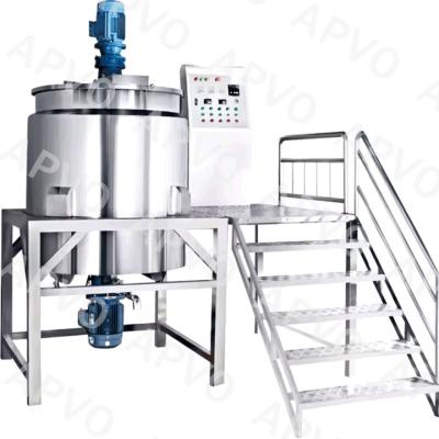 Cina 65 RPM SUS304 macchina per la produzione di detersivi liquidi 500L miscelatore chimico liquido in vendita