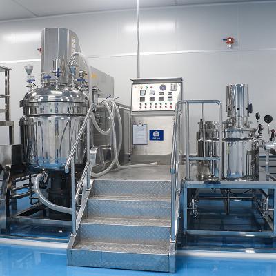 China SS316L Mayonnaise Manufacturing Machine Vacuum Emulsifying Mixer 50-5000L for sale