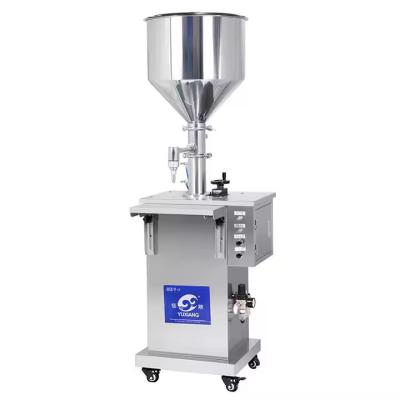 China Halbautomatische Füllmaschine für Flüssigpaste Füllmaschine für Kosmetikcreme zu verkaufen