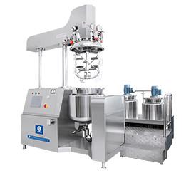 China 50L-10000L Vacuum Emulsification Machine Cosmetic Homogenizer Mixer High Stability for sale