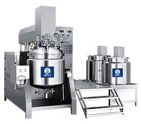 China 50L-10000L Vacuum Emulsification Machine Cosmetic Homogenizer Mixer High Stability for sale