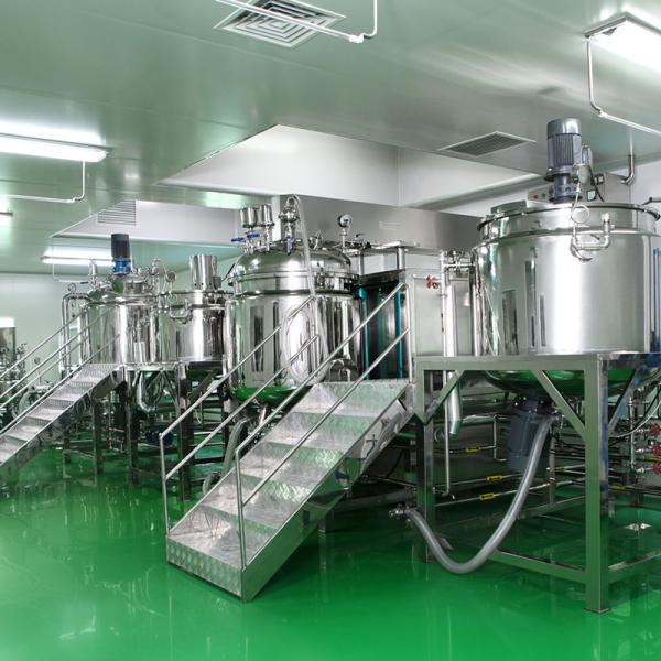 Quality High Speed Vacuum Homogenizer Machine Liquid Soap Making Machine 500L 800L for sale