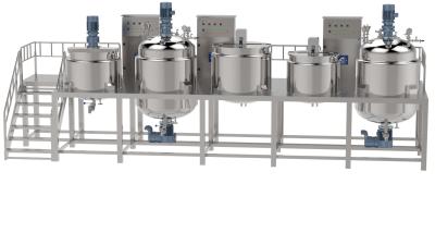 Cina PLC Control Vacuum Homogenizer Machine per la produzione di shampoo e dentifricio in vendita