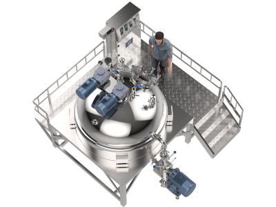 China Customized 0-4500rpm Liquid Soap Maker Machine Cosmetics Production Equipment for sale