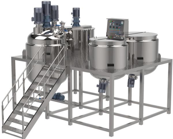 Quality Stainless Steel Washing Liquid Homogenizer Cosmetic Cream Mixing Machine for sale
