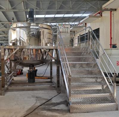 China Liquid Soap Making Machine / Shampoo With Complex Scraping Board Blending Oar And Sanitation Grade Mirror Polishing Surface for sale
