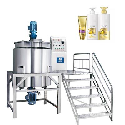 China CE GMP Standard Homogeneous Tank Liquid Detergent Making Machine Cosmetic Lotion Making Machine for sale