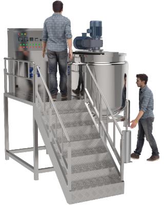 중국 균질기 믹서 500L 1000L 유화기 균질기 기계 액체 비누 제조 기계 판매용