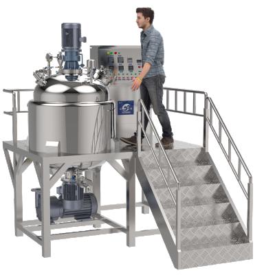 중국 핫 세일 고품질 페이스트 크림 액체 비누 진공 균질 유화제 혼합 화학 물질 제조 기계 판매용