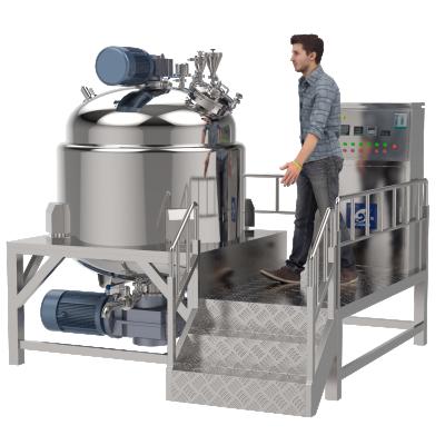 China Dish Washer Detergent Shampoo Making Machine Mixing Tank Homogenizer Mixer Agitator Blend Vessel for sale