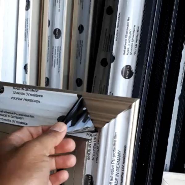 Quality 80 Mic Thickness PE Protective Film For Anodized Aluminium Profile With for sale