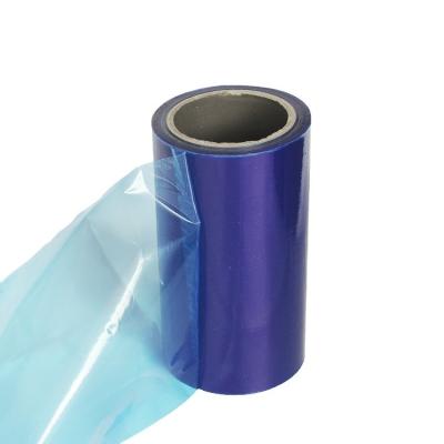 China Tijdelijke bescherming Anti-UV Blauwe PE-beschermende film voor vensterglasoppervlak Te koop