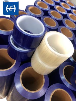 China Gepersonaliseerde tijdelijke transparante LDPE zelfklevende beschermende film voor plastic oppervlakken Te koop
