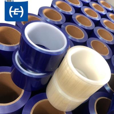 中国 水性アクリル接着剤を搭載したプラスチック表面のための,簡単に皮を剥がせる防傷孔付き保護フィルム 販売のため