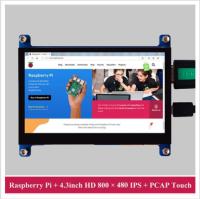 China 4.3inch HDMI LCD Display 800x480 Pixels USB Mini PCs Multi Capacitive Touch Screen for sale