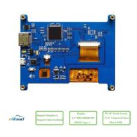 China 4.3inch HDMI LCD Display 800x480 Pixels USB Mini PCs Multi Capacitive Touch Screen for sale