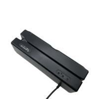 China RS232 Interface 3 Track Magnetic Card Reader Writer Manual Swipe for sale