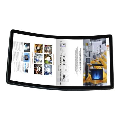 China 32in 32W 1920x1080 Gebogen LCD Vertoning voor Gokkenindustrie Te koop
