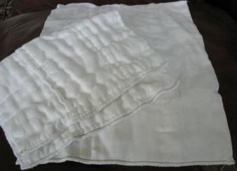 China 100PCT Cotton prefold diapers，Flat cloth diapers for sale