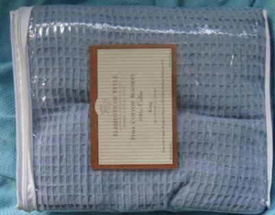 China 100% Bamboo Baby Cellular Thermal Blankets，Waffle Blankets for sale