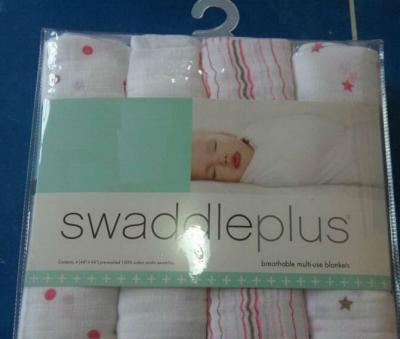 China 100% Organic Cotton Baby Muslin Swaddle Blanket ,Wrap Diapers,Gauze Diapers for sale