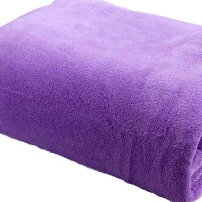 China China Factory Solid Color Quality Coral Fleece Blankets for sale