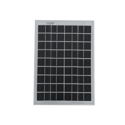 China Compact en lichtgewicht 10W mono zonnepaneel voor het opladen van kleine apparaten en 12V batterijen Te koop