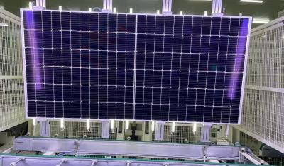 Cina 144 Mbb Percium di Perc Bifacial Solar Panel 455w delle cellule di metà mono mono in vendita